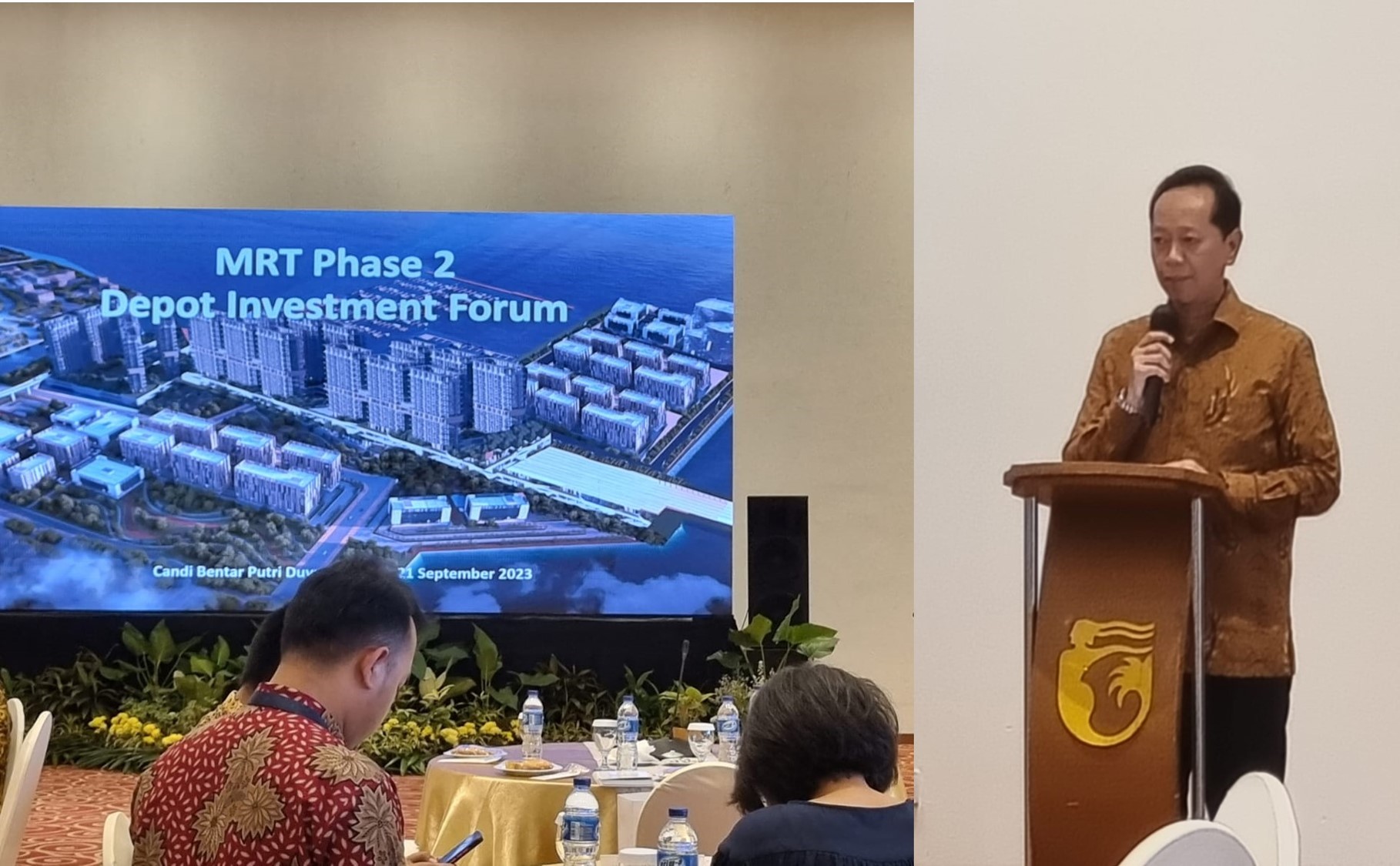 Pelaksanaan MRT Phase 2 Depot Investment Forum Sebagai Upaya Mewujudkan ...